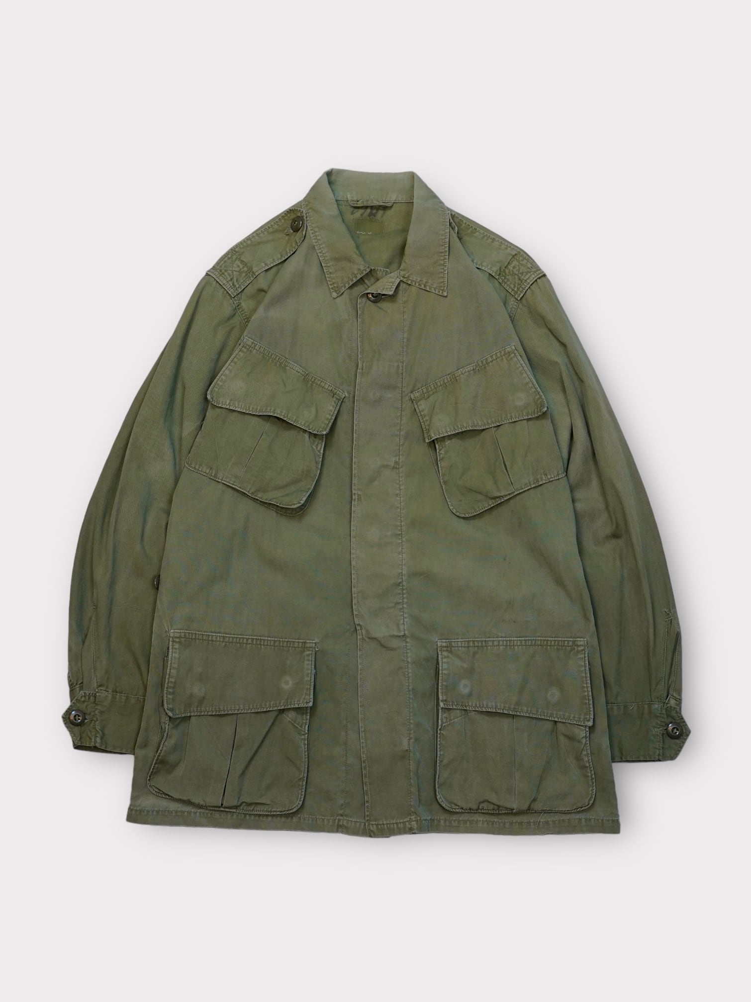 60's U.S.ARMY Jungle fatigue jacket 2nd made in USA【S-R】ジャングルファティーグジャケ ...